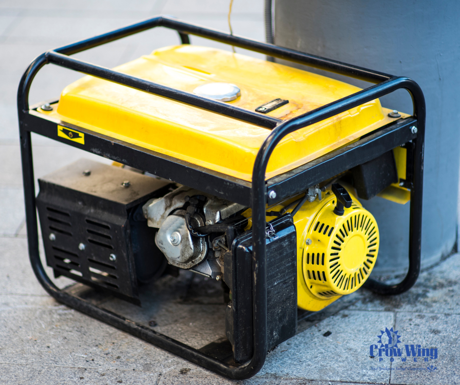 Think Safety When Operating a Generator | Crow Wing Power